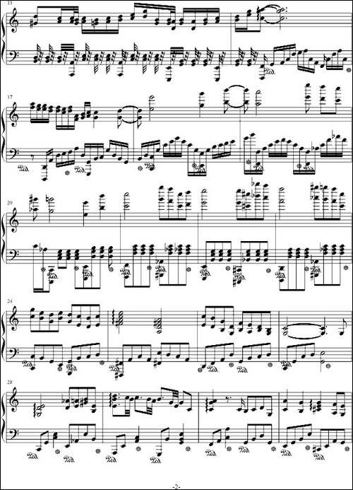 Familiar Memory-钢琴谱 - 器乐谱 - 歌谱俱乐部